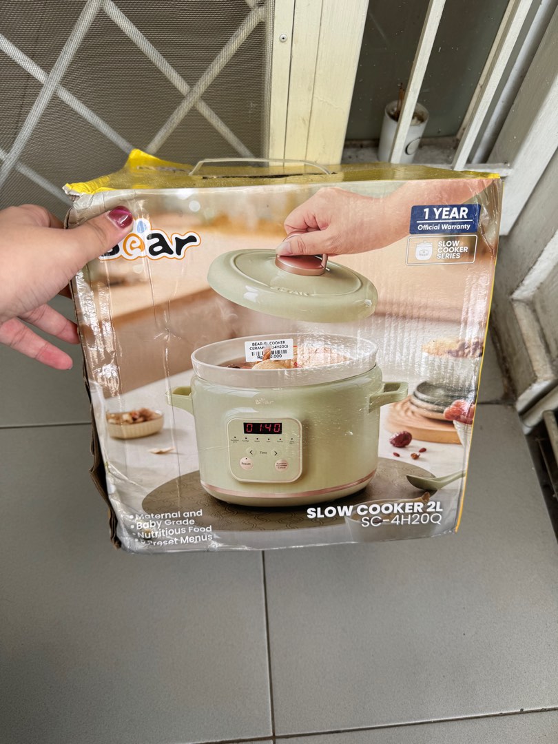 Bear slow cooker 2L, Bayi & Anak, Perawatan & Makanan Anak di Carousell