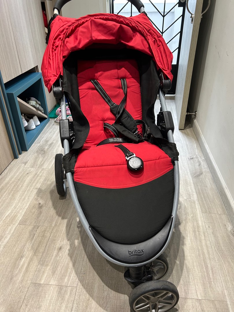 Britax B-Agile Stroller, Red, Babies & Kids, Going Out, Strollers on ...