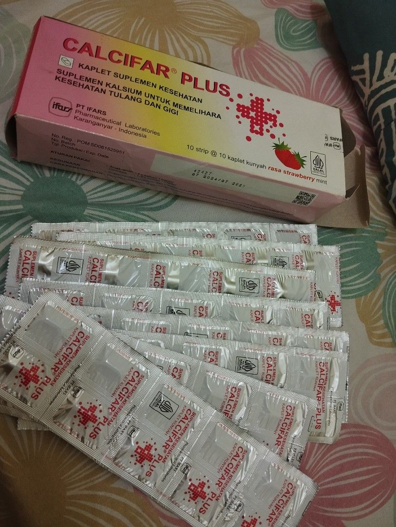 Calcifar Plus Suplemen kalsium untuk memelihara kesehatan gigi dan ...
