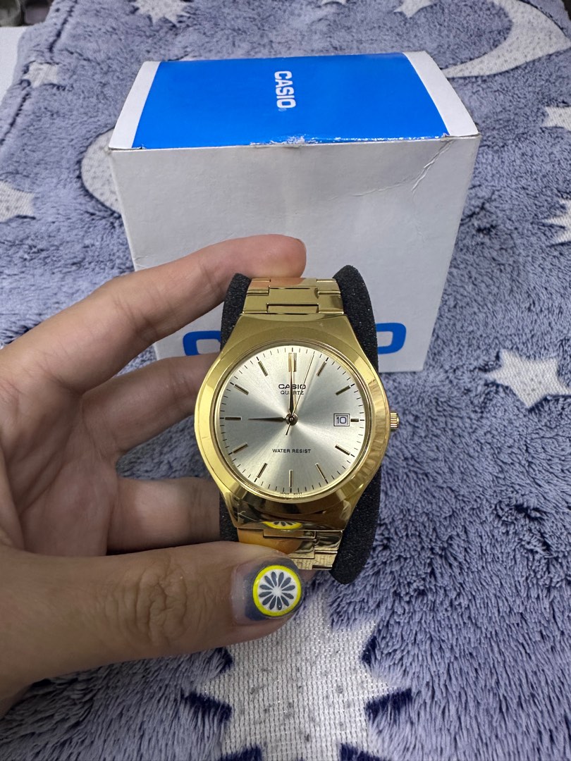 Casio Gold Quartz Watch for Men, Men's Fashion, Watches & Accessories ...