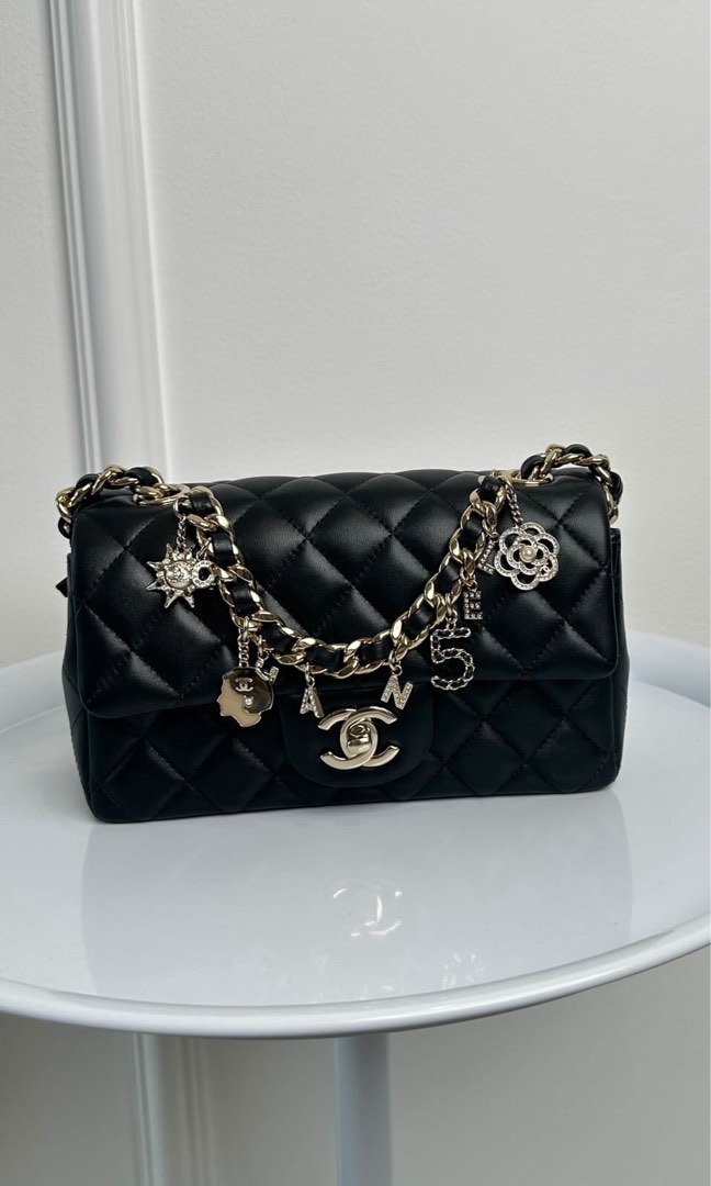Chanel Mini Coco Charms Bag, Luxury, Bags & Wallets on Carousell