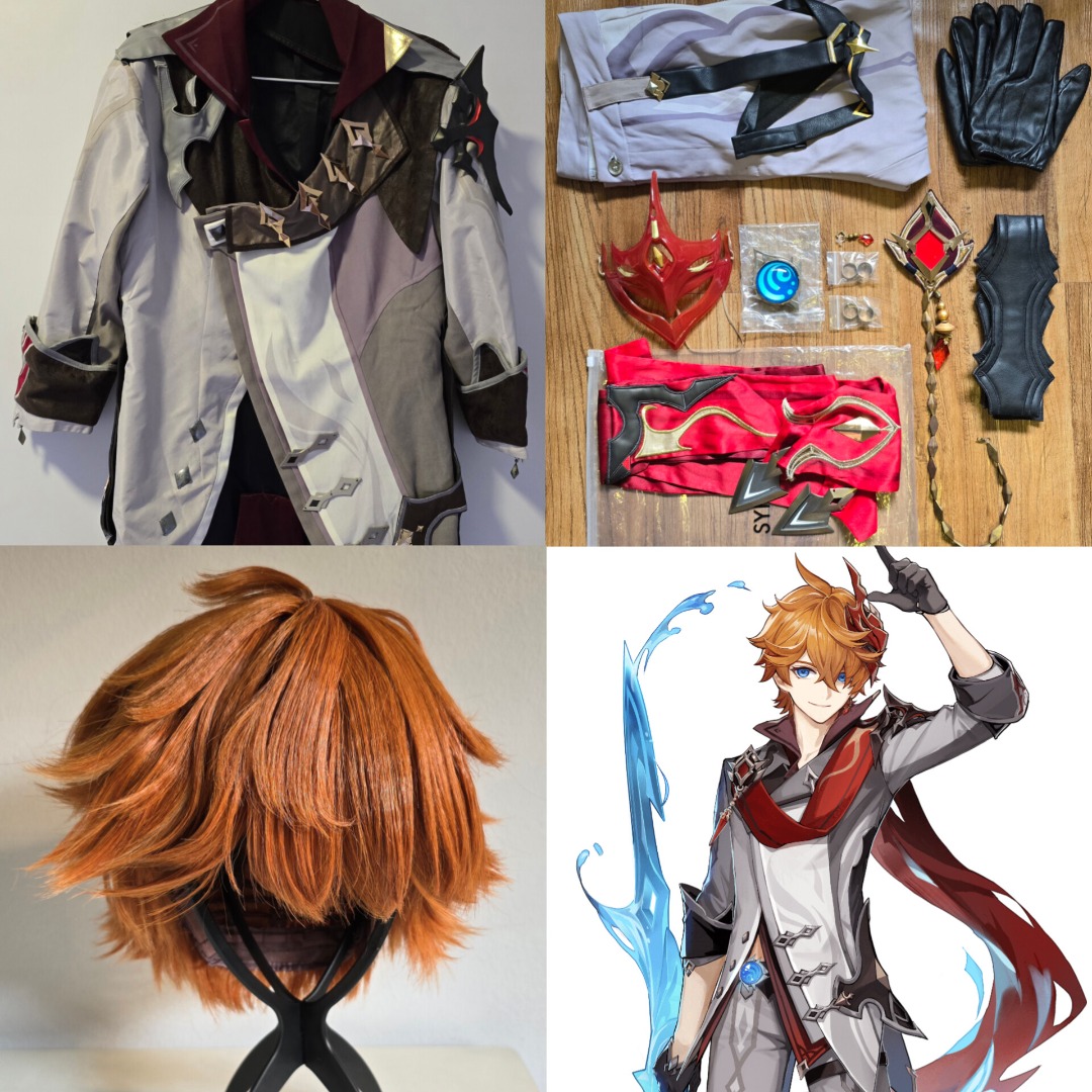 Childe Tartaglia Genshin 1/3 Delusion Cosplay, Hobbies & Toys ...