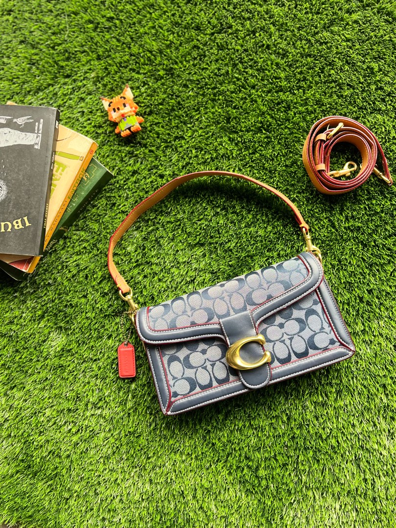 COACH TABBY DENIM, Barang Mewah, Tas & Dompet di Carousell