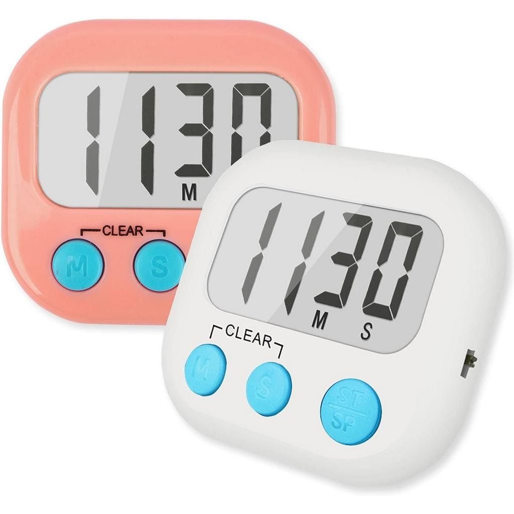 Digital Kitchen Timer Loud Alarm Cooking Countdown Clock Back Stand For ...