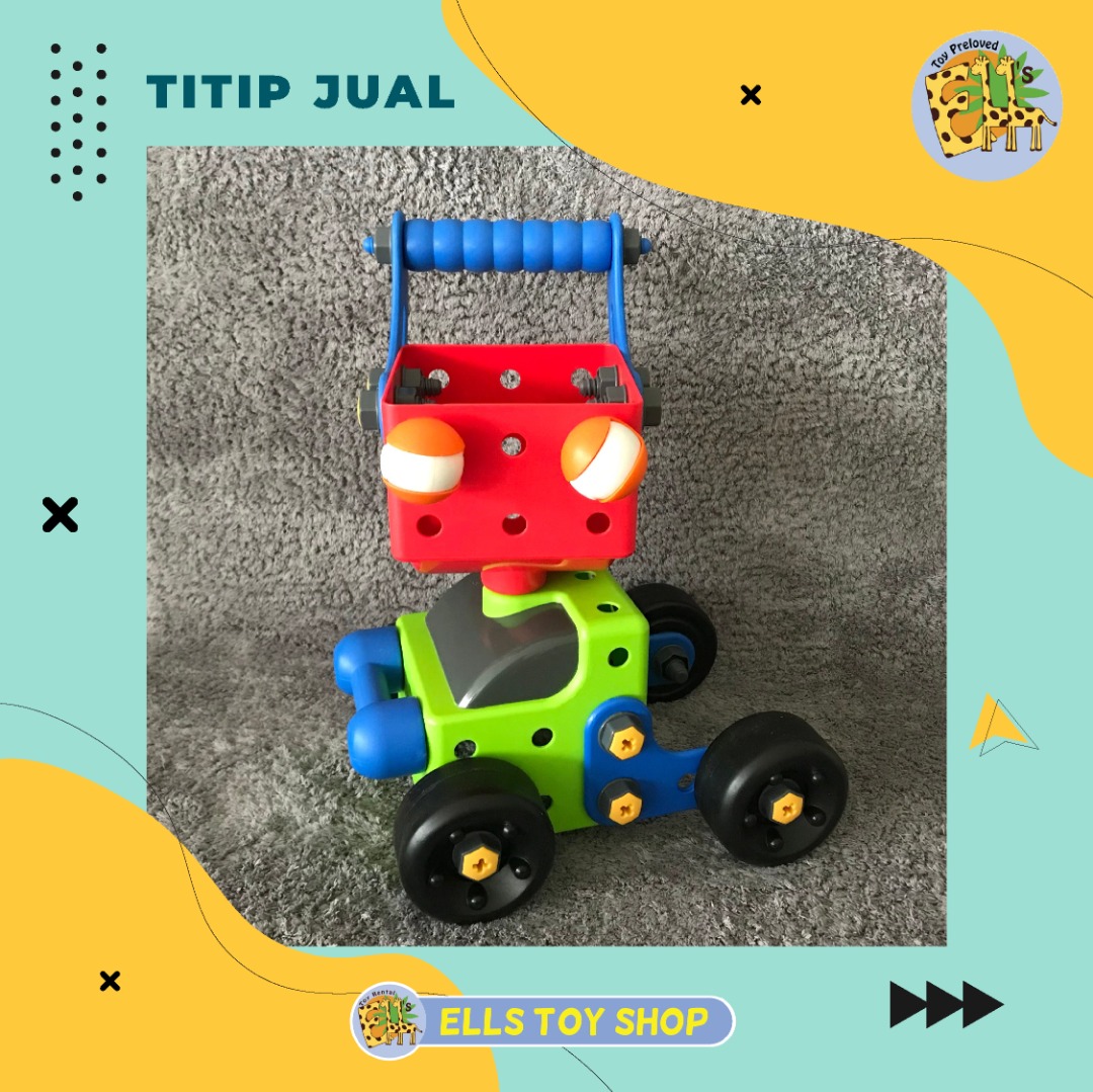 ELC Build It Deluxe Set Mainan Konstruksi Preloved, Toys & Collectibles ...