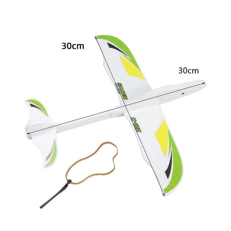 Foam Airplane Launcher Toy EPP Bubble Plane Glider Hand Throw Catapult ...