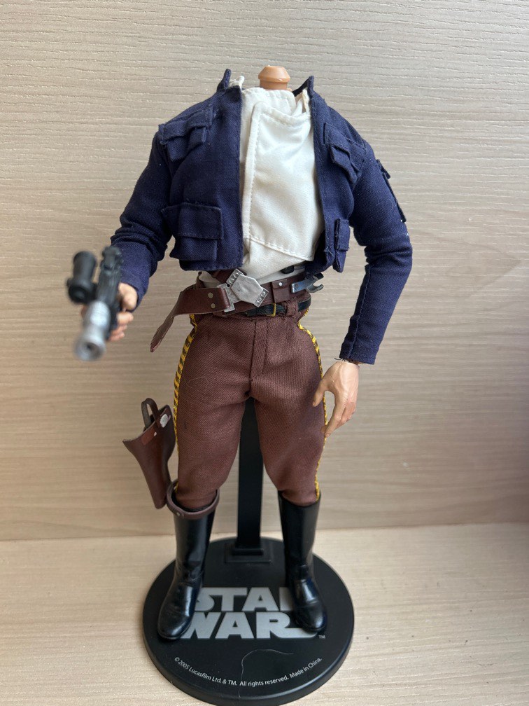 [For Custom] Star Wars 1/6 Han Solo sideshow body Not Hot Toys, Hobbies ...