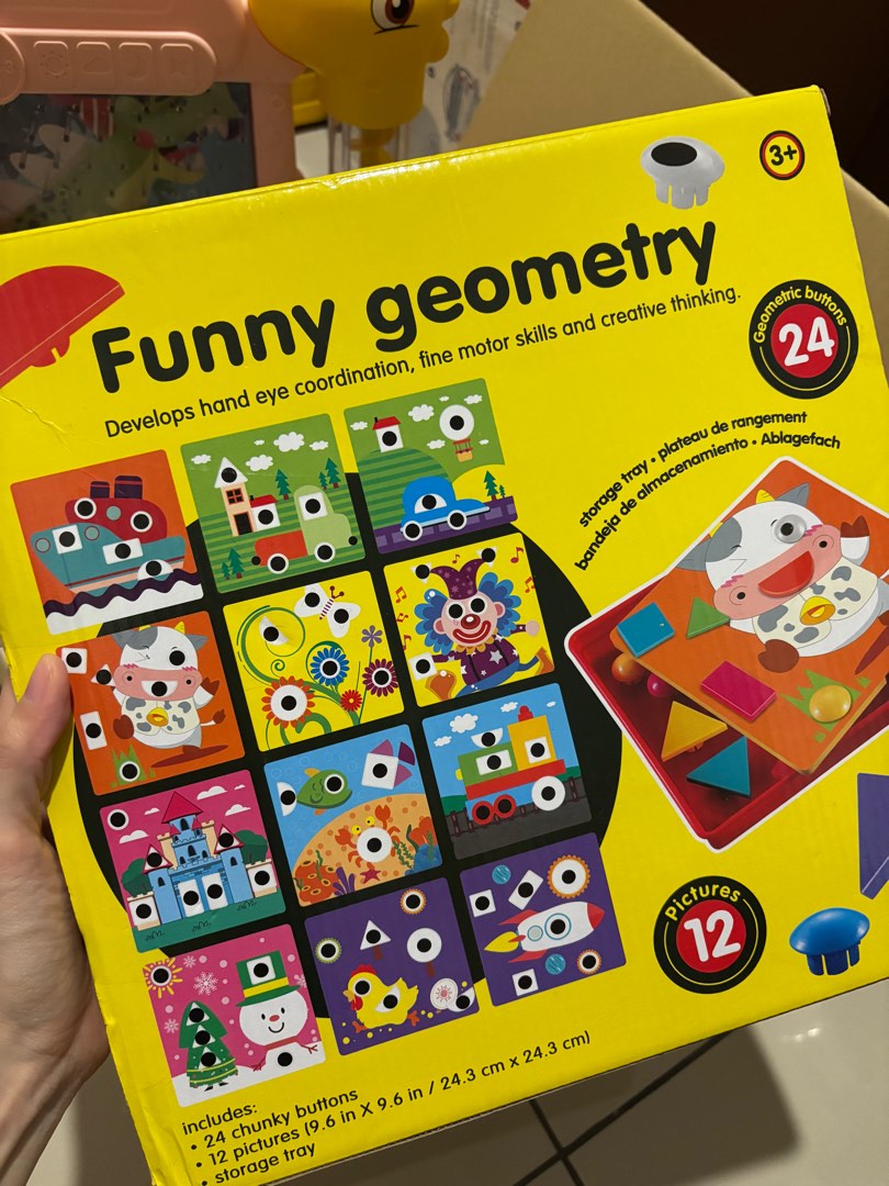 Funny geometry. Board game, Hobbies & Toys, Toys & Games on Carousell