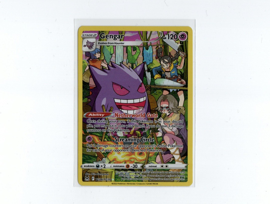 Gengar Trainer Gallery Art Rare Pokemon Lost Origin, Hobbies & Toys ...