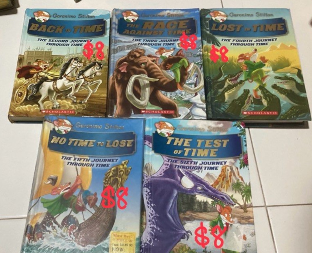 Geronimo Stilton Journey Through Time: 5 Books, Hobbies & Toys, Books ...