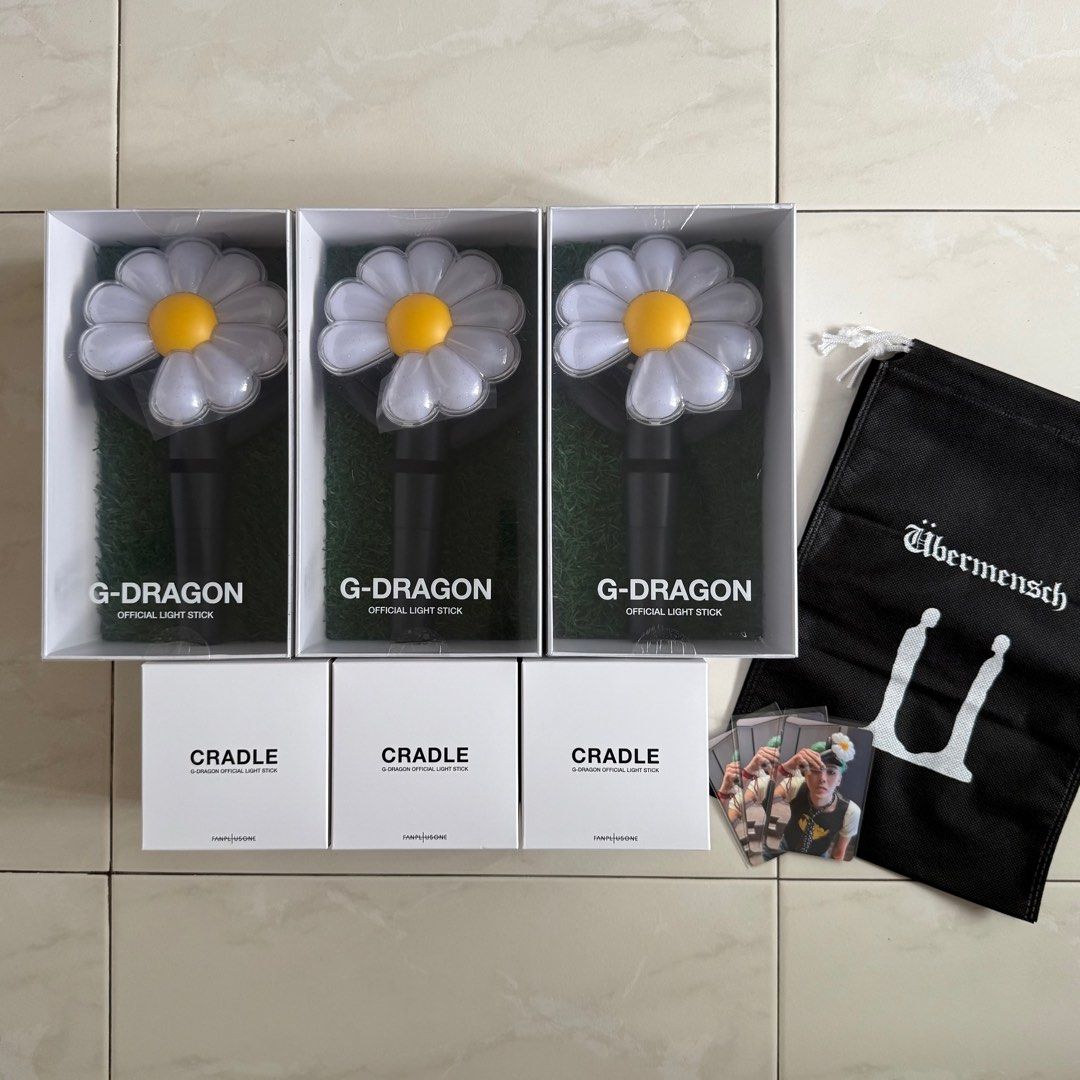 [INSTOCK] G-dragon Official Lightstick Cradle Daisy DayG Bong Kwon Ji ...