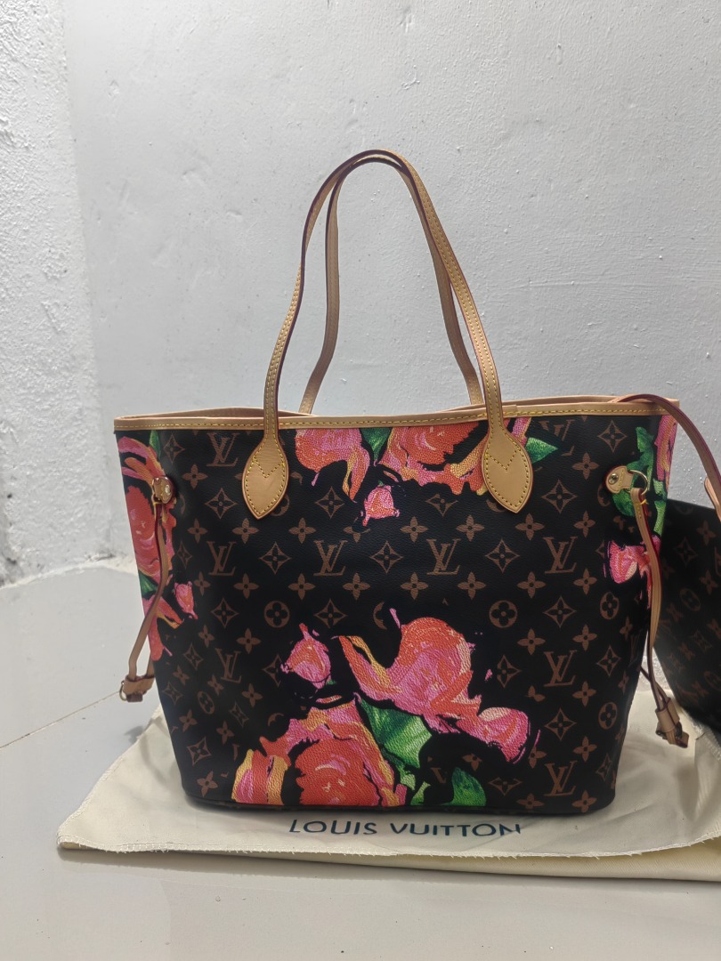Japan Surplus Lv Neverfull floral, Luxury, Bags & Wallets on Carousell