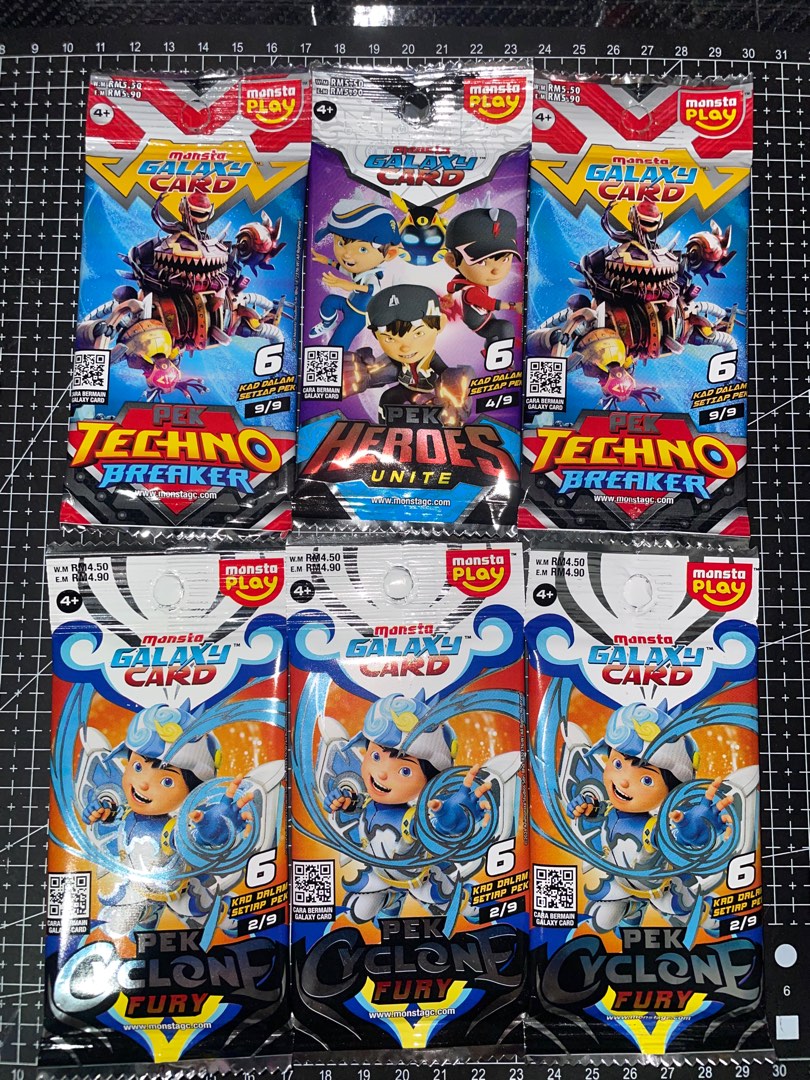 Kad boboiboy, Hobbies & Toys, Collectibles & Memorabilia, Vintage ...