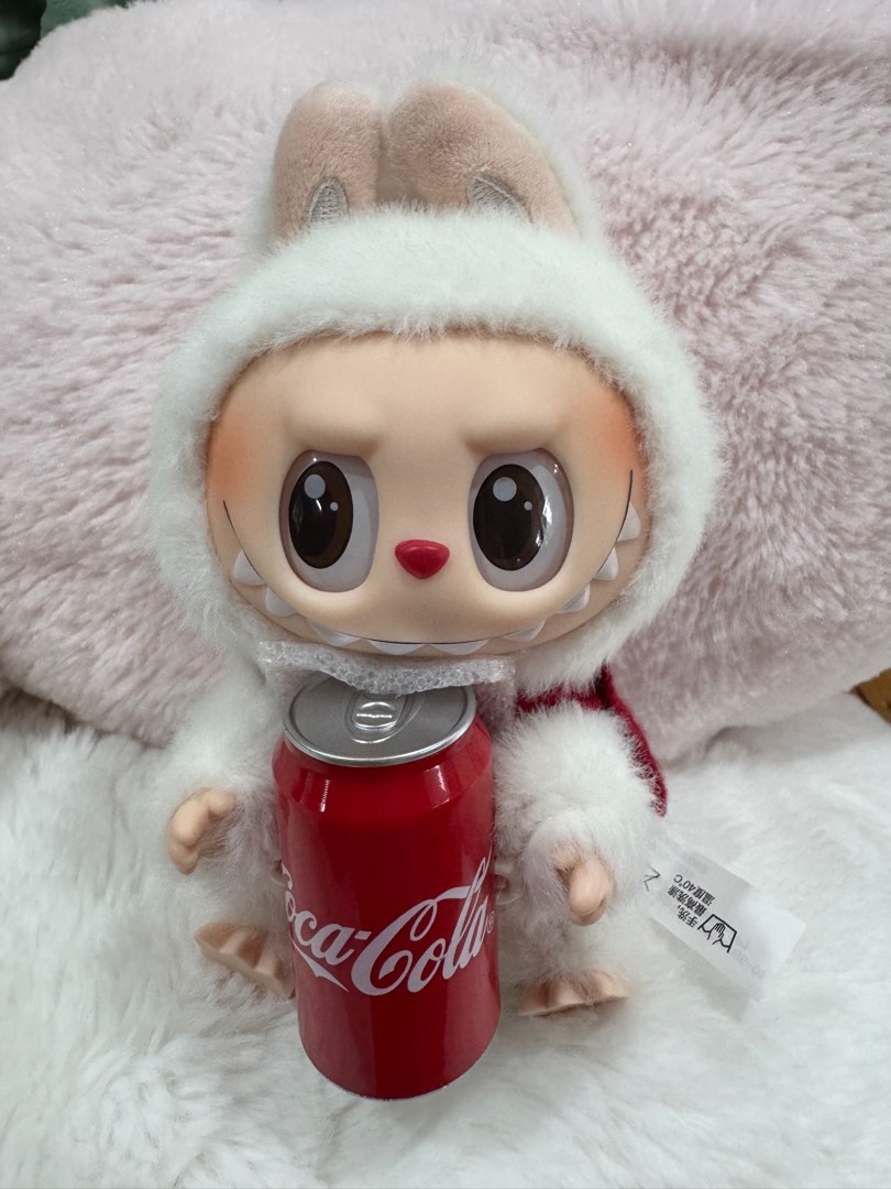 Labubu Coca Cola Plush Keychain, Hobbies & Toys, Toys & Games on Carousell