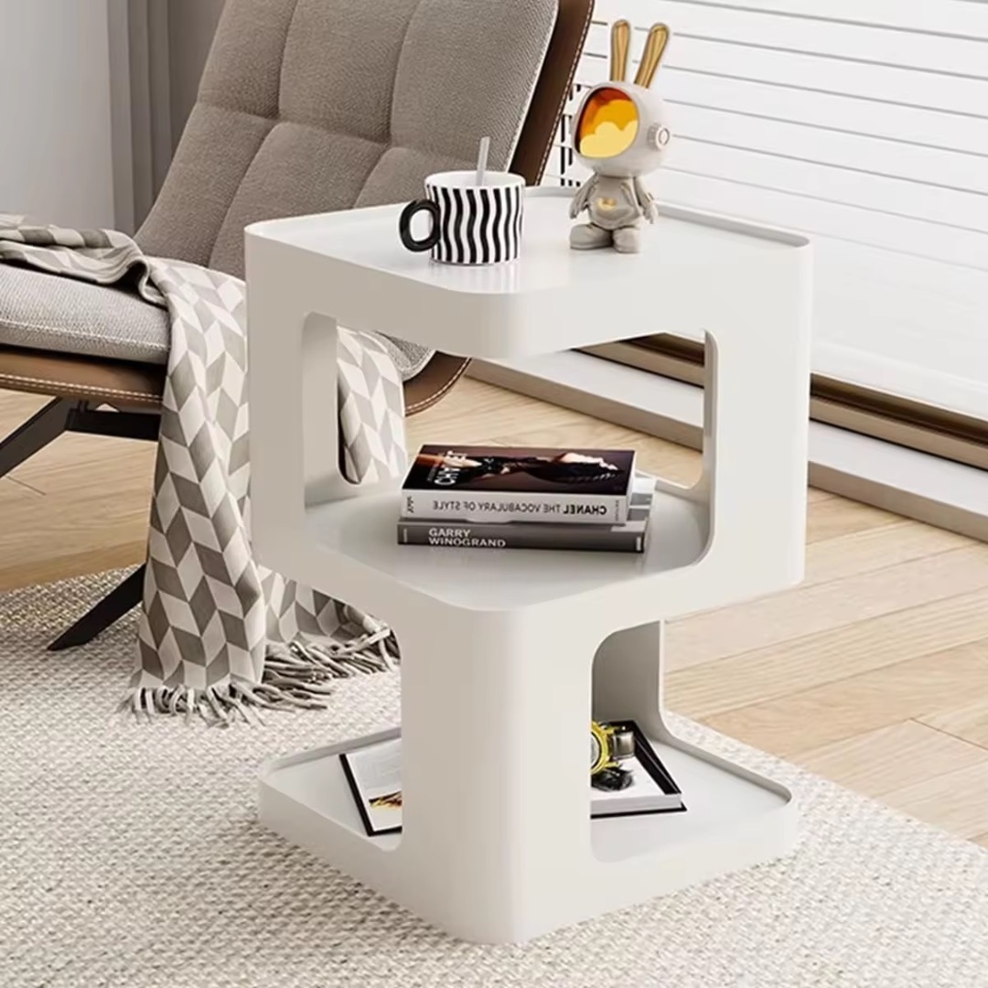 Living Room Side Table | Modern White Side Table | Minimalist Bedside ...