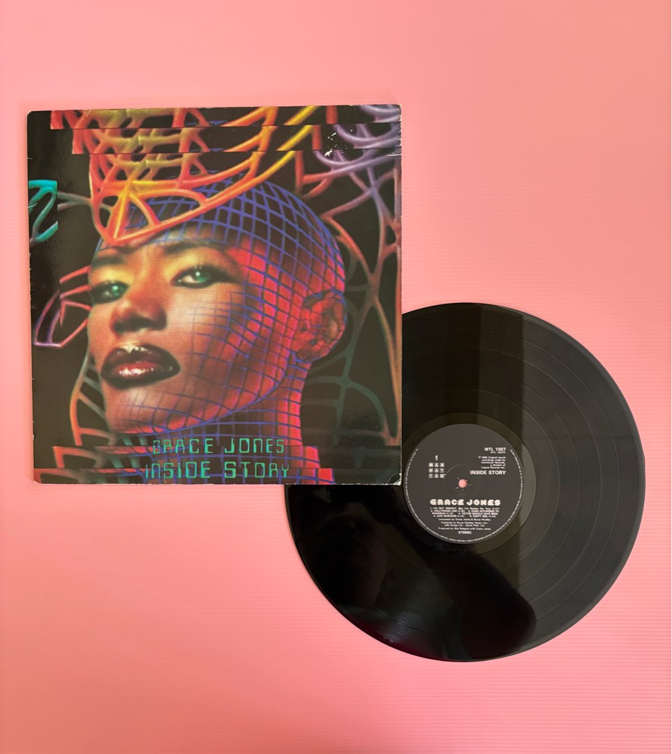LP Grace Jones Inside Story Album Record Vinyl, Hobbies & Toys, Music ...