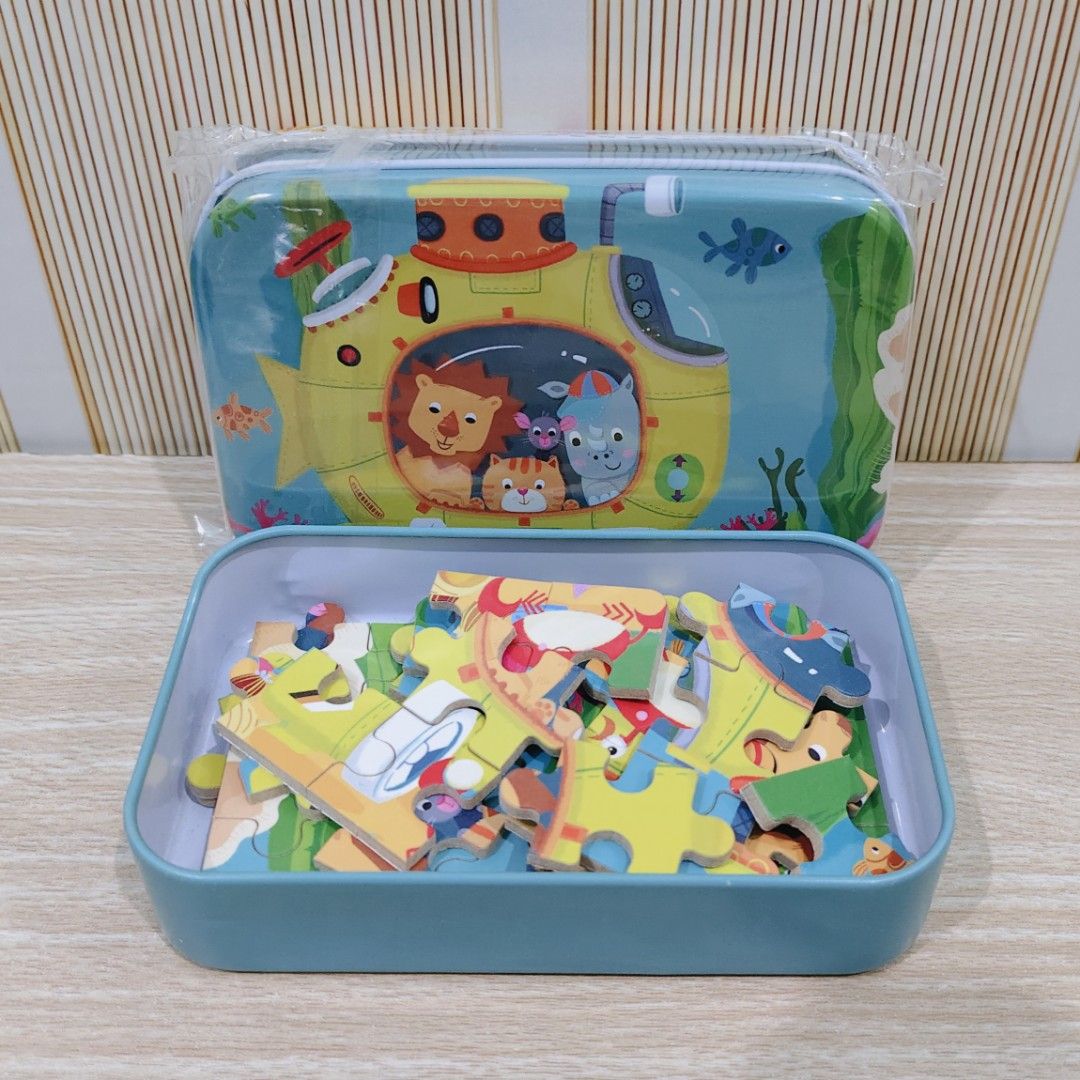 MAINAN EDUKASI PUZZLE 60 PCS KOTAK KALENG BESI, Barang Yang Dicari di ...