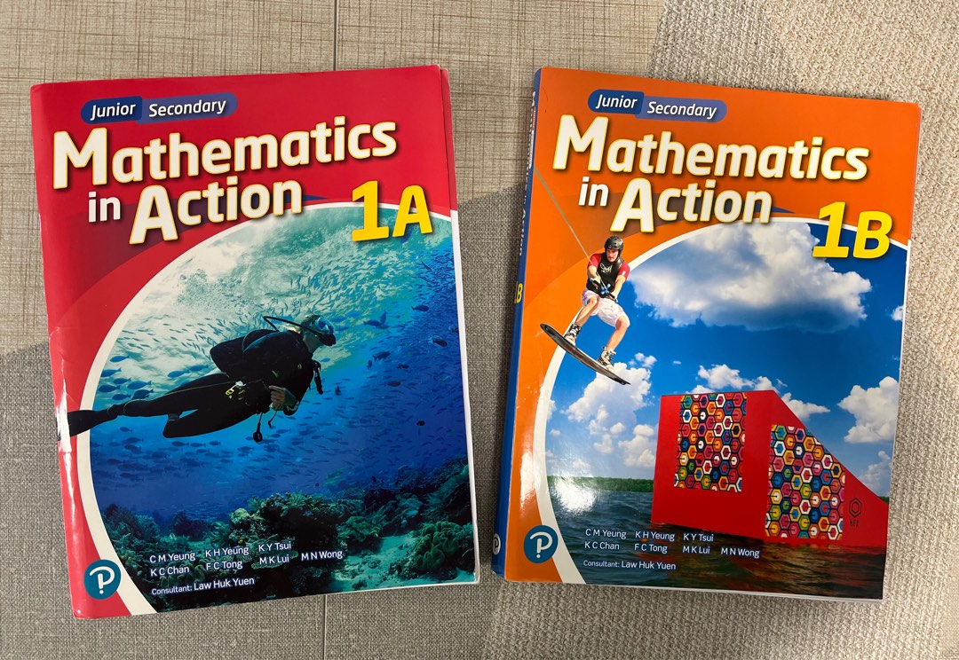 Mathematics in Action 1A 1B, 興趣及遊戲, 書本 & 文具, 教科書 - Carousell