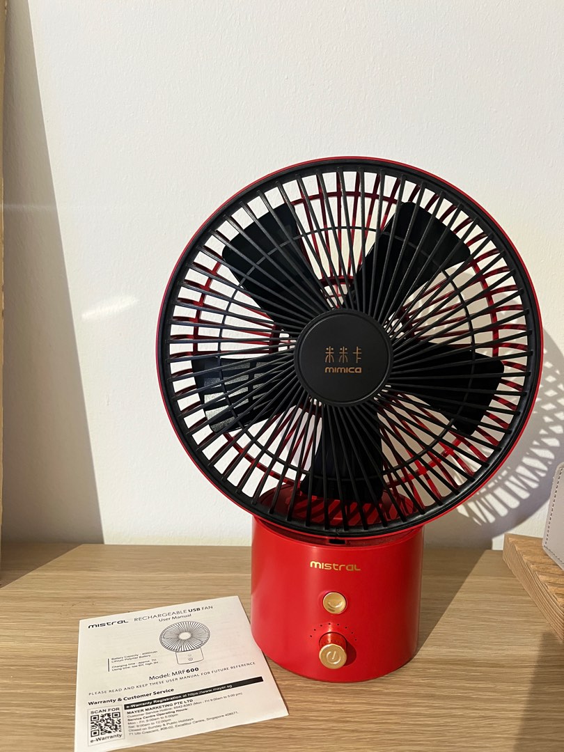 Mistral Mini Fan , Furniture & Home Living, Lighting & Fans, Fans on ...