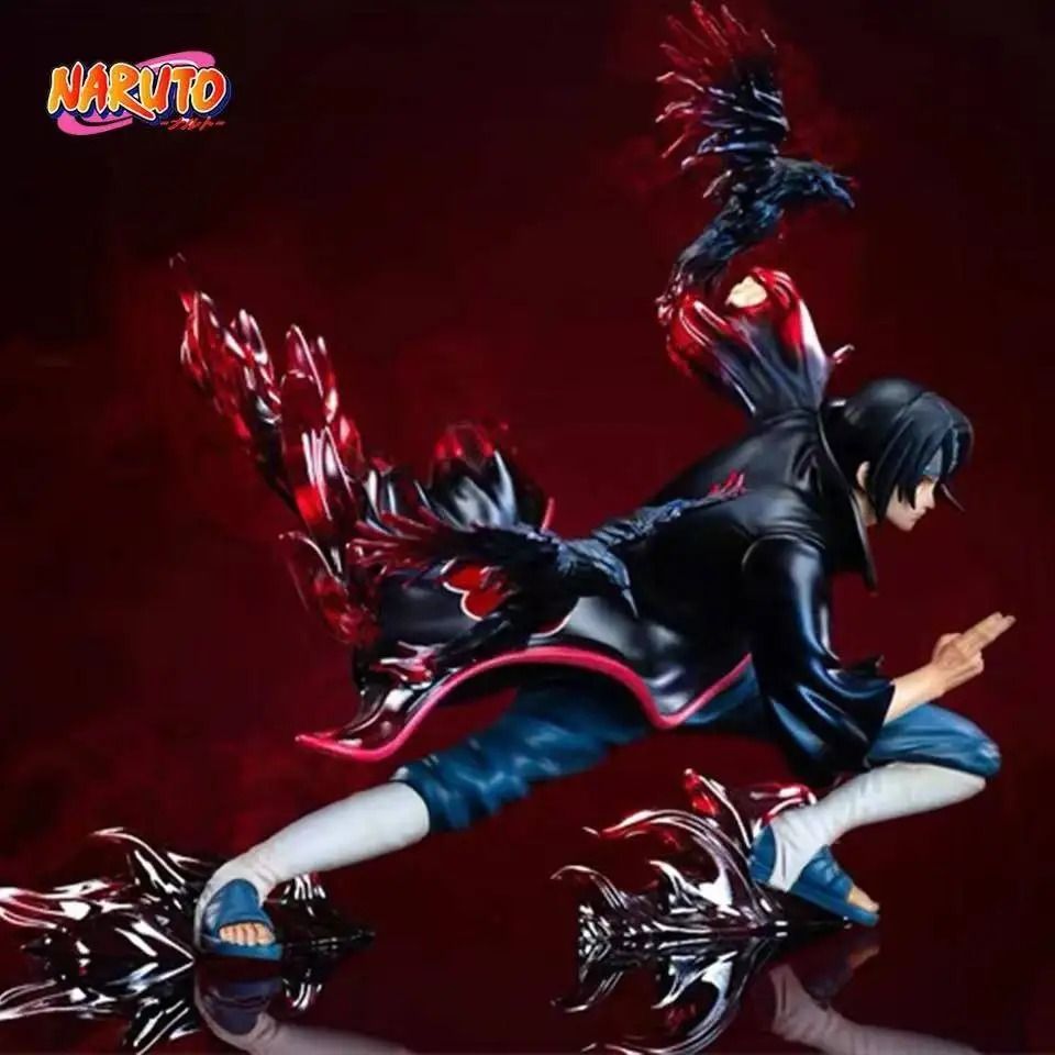 Naruto Anime Subduction Itachi Uchiha Action Figure Raven Itachi PVC ...
