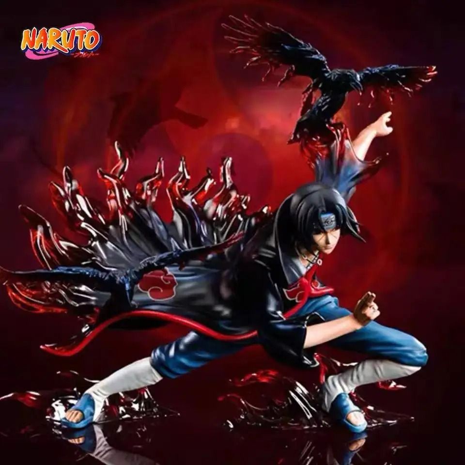 Naruto Anime Subduction Itachi Uchiha Action Figure Raven Itachi PVC ...