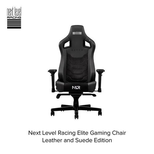 Next Level Racing Elite Gaming Chair Leather & Suede Edition, Video ...