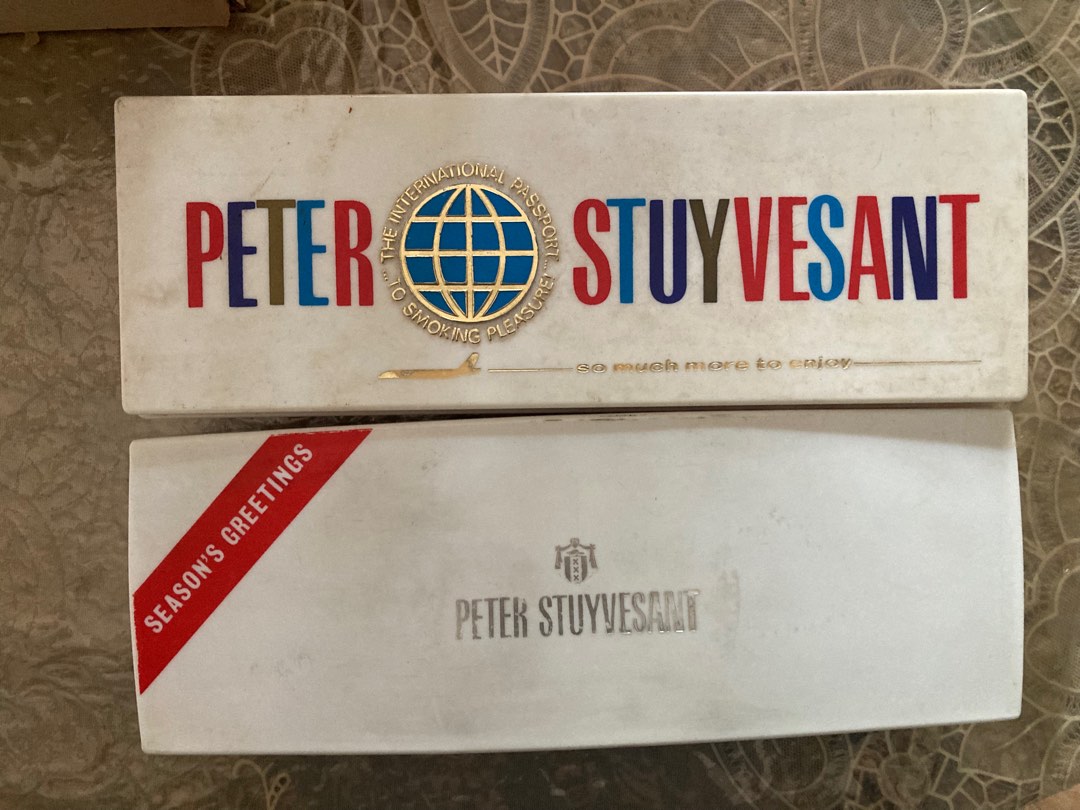 Old Peter Stuyvesant Cigarette Box, Hobbies & Toys, Memorabilia ...