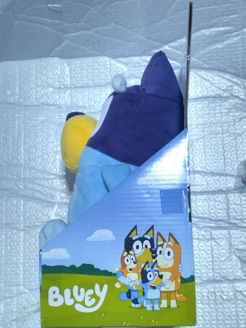 Original - Moose Toys - Bluey - 13" Talking Bluey Plush - Bluey Soft ...