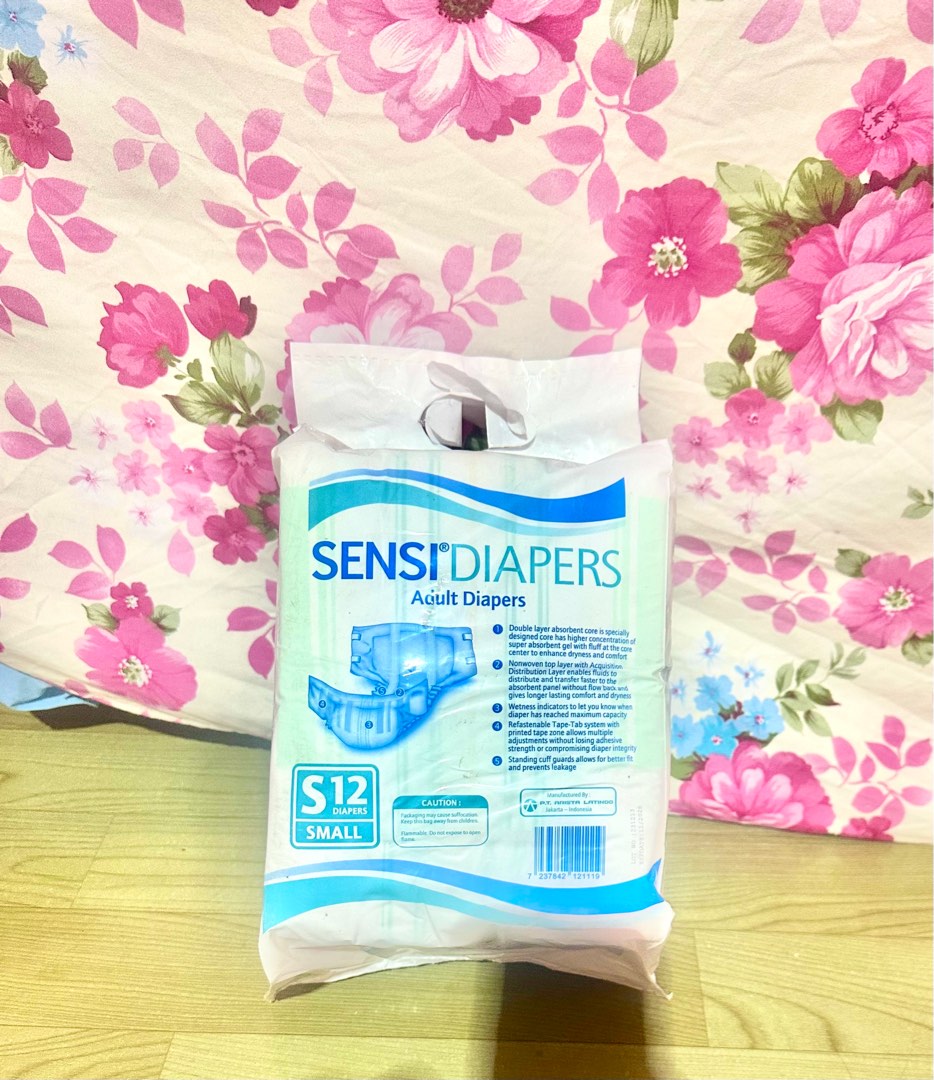 Pampers dewasa ukuran S merk Sensi, Kesehatan & Kecantikan, Kulit ...