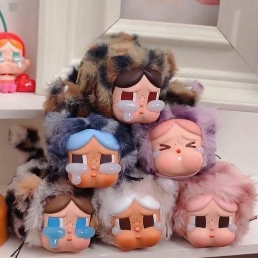 POPMART Cry Baby Wild But Cutie Blindbox Plush Pendant, Toys ...