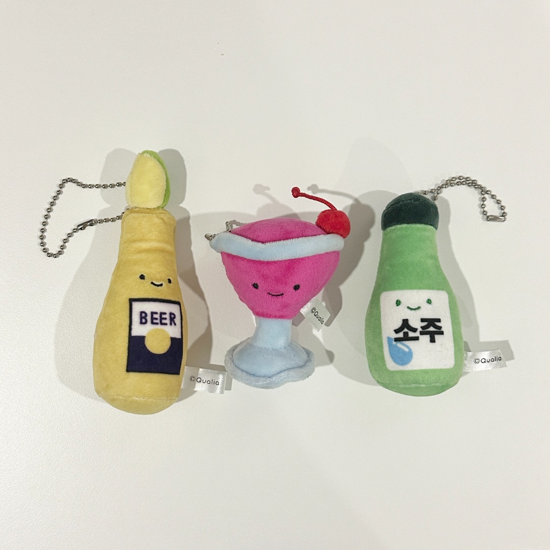 Qualia Niccorino Sake Plush Toy Gashapon [Beer] [Cocktail] [Soju ...