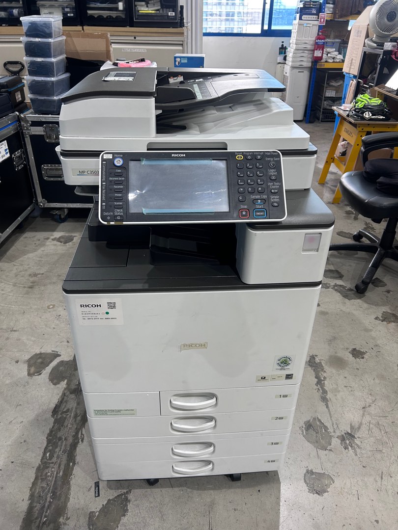 RICOH mp c3300 machine, Computers & Tech, Printers, Scanners & Copiers ...