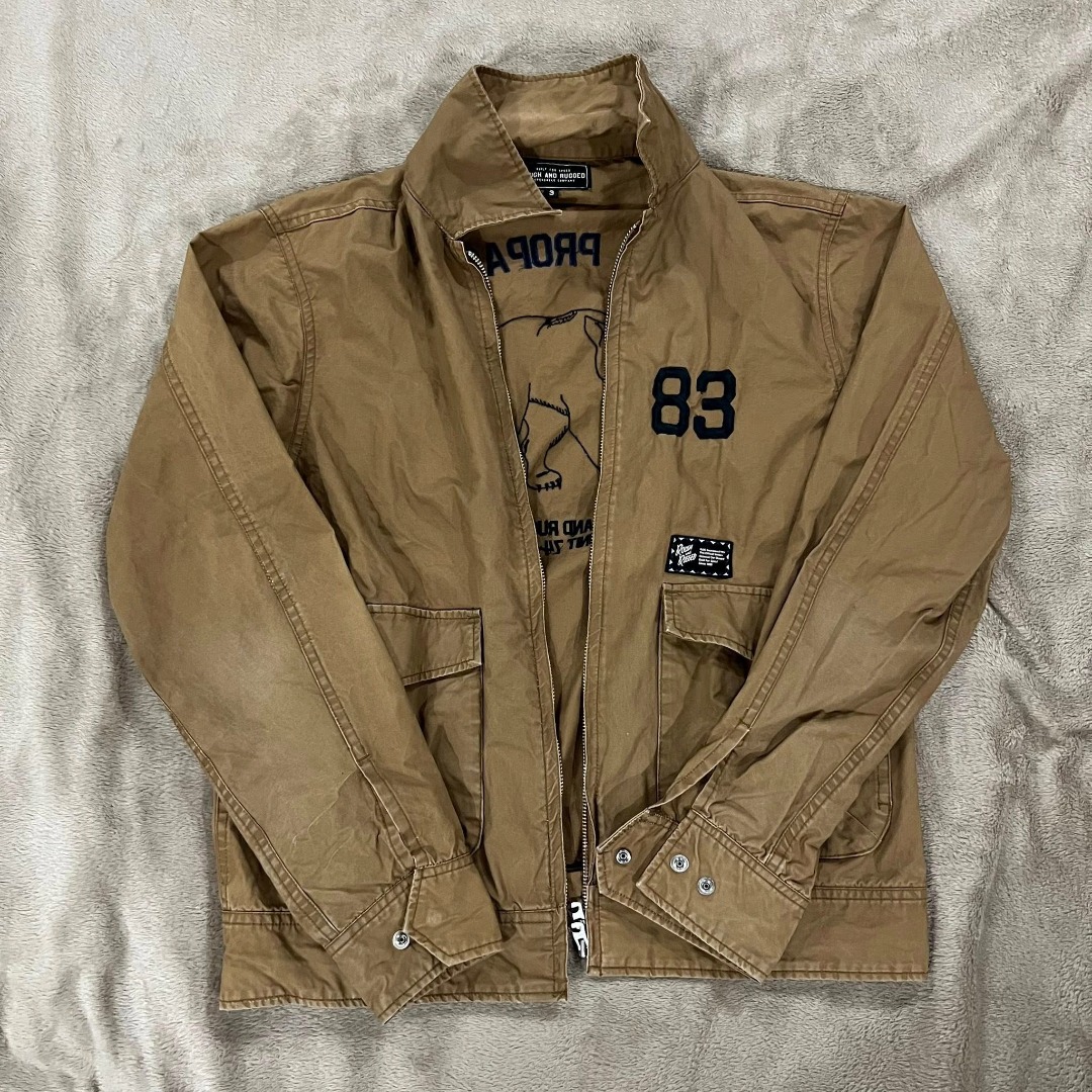 Rough & Rugged Denim Zip-Up Jacket, Women's Fashion, Coats, Jackets and ...