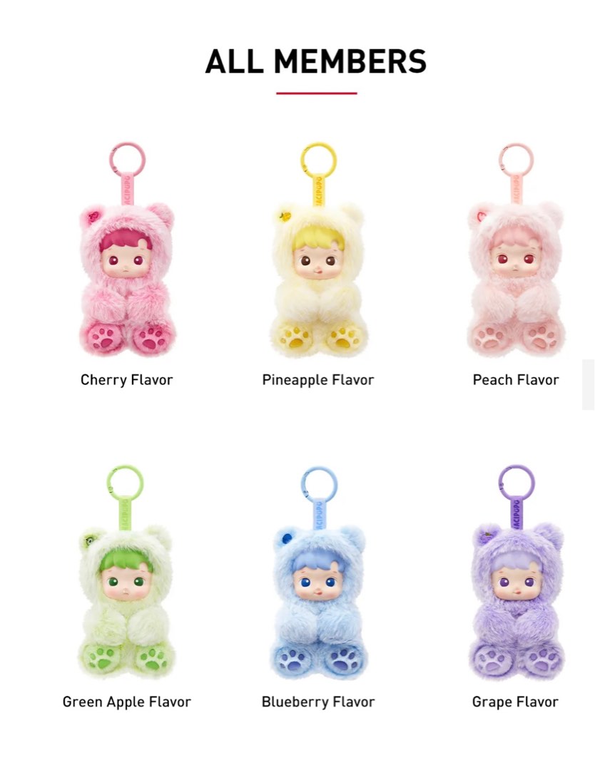Sealed foil instock authentic popmart HACIPUPU Gummy Bear Series-Vinyl ...