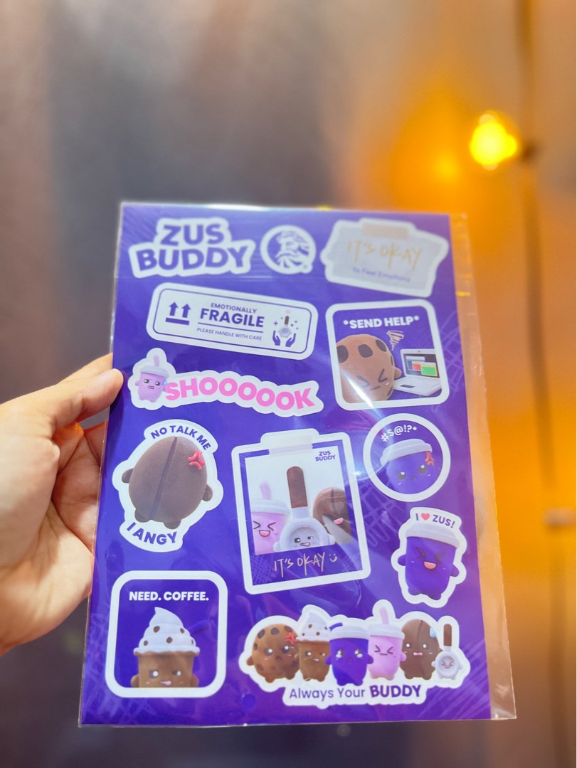 STICKER ZUS ANXIETY LIMITED, Hobbies & Toys, Toys & Games on Carousell