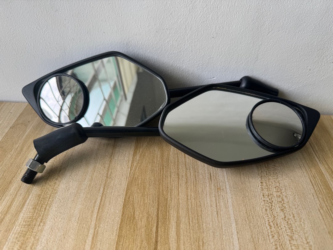 Stock Yamaha NMAX V2 Pair of Side Mirrors, Motorbikes, Motorbike Parts ...