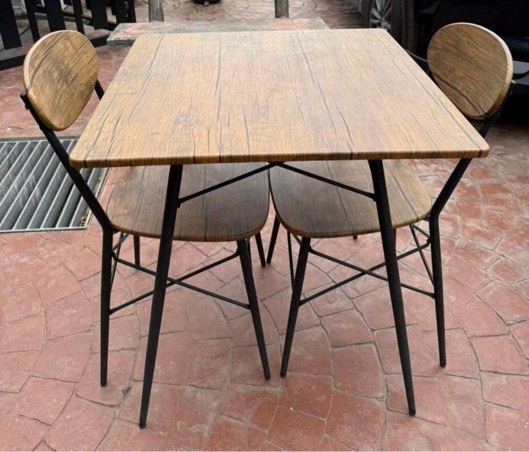 Tables set - with 2 chairs (ssf), Furniture & Home Living, Furniture ...