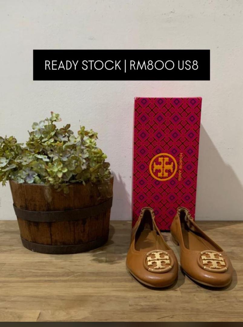 Tory Burch - Multi logo Ballet Samba - Milled Shrunken, Women's Fashion ...