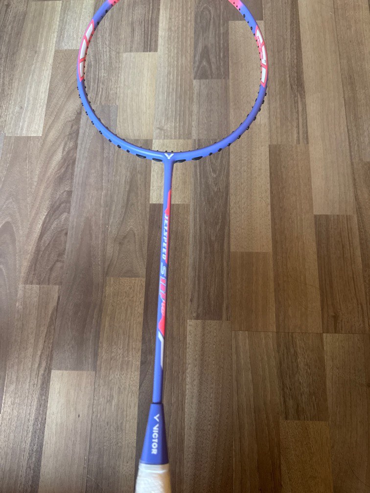 Victor JetSpeed S12F TD Badminton Racket, Sports Equipment, Sports ...