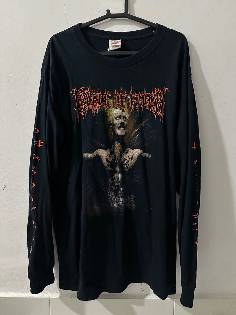 Vintage 2009 Cradle Of Filth Shat Out Of Hell Longsleeve Tshirt ...