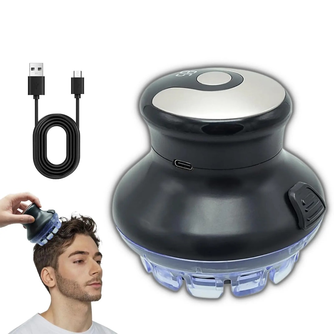Wireless circular hair clipper with LED display, 2025 new circular fast ...