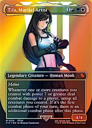 [WTB] MTG Final Fantasy Borderless Surge Foil: Tifa, Martial Artist ...