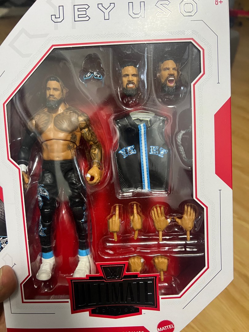 WWE ULTIMATE EDITION YEET JEY USO, Hobbies & Toys, Toys & Games on ...