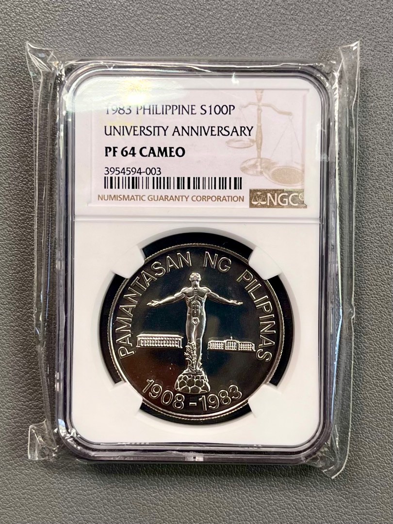 1983 Proof 100-Piso UP Proof Coin NGC TOP 2, Hobbies & Toys ...