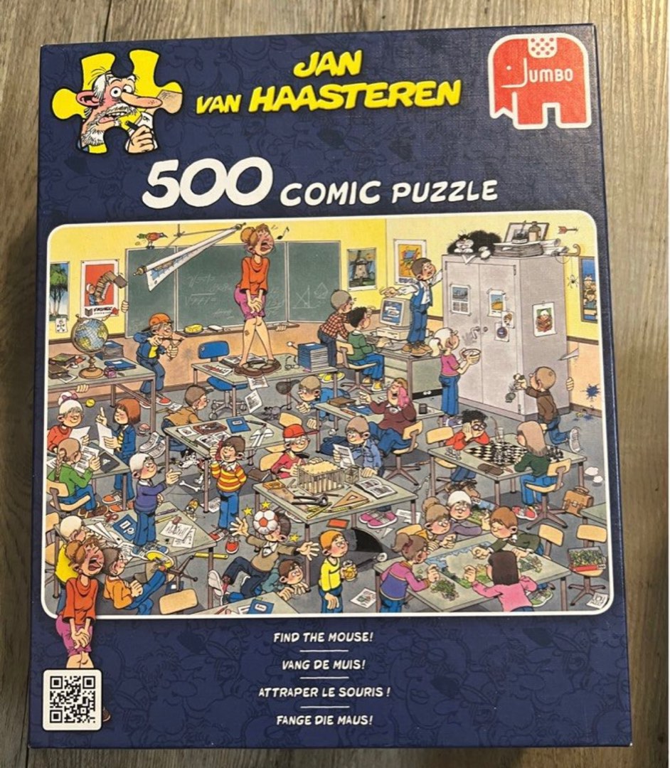 500 pcs Jumbo Jan van Haasteren JvH Puzzles, Hobbies & Toys, Toys ...