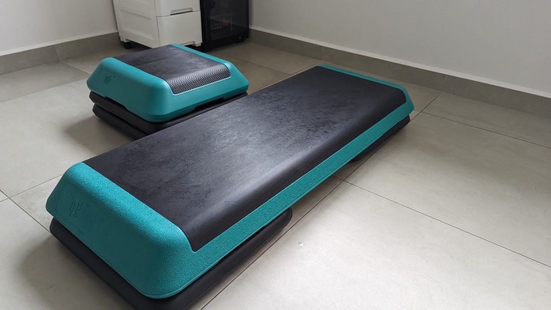 Aerobic Stepping Board (2 Board + 4 Legs), Sports Equipment, Exercise ...
