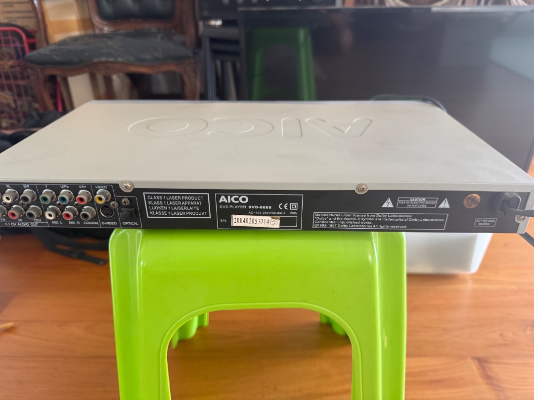 AICO DVD Player 2000, TV & Home Appliances, TV & Entertainment, Blu-Ray ...