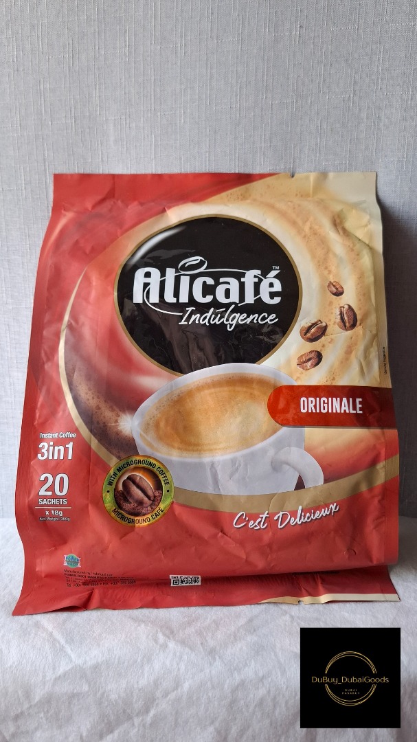 ALICAFE INDULGENCE ORINALE 3 IN 1 COFFEE, Food & Drinks, Packaged ...