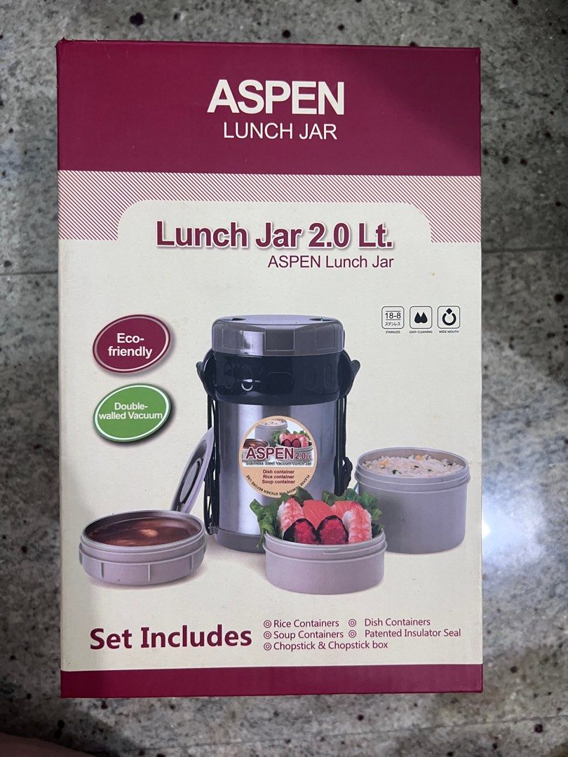 Aspen Lunch Jar 2.0L, Everything Else on Carousell