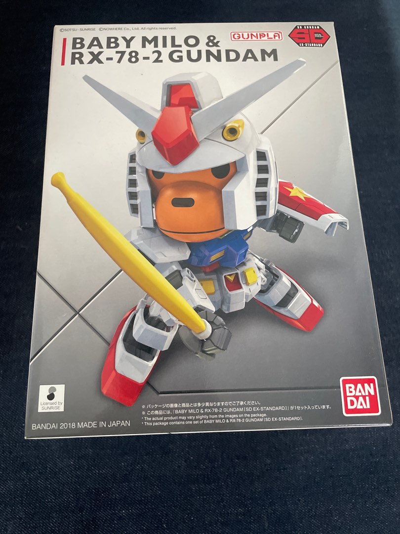 Bandai Baby Milo & RX-78-2 Gundam SD, Hobbies & Toys, Toys & Games on ...